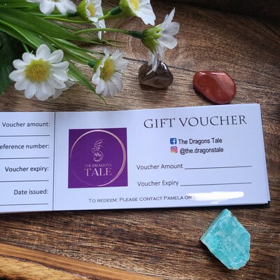 Business Gift Voucher Perforated Booklet Promotional Tool Logo ...