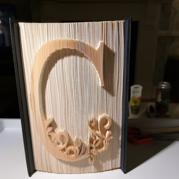 The Letter C Book Fold PATTERN, Cut and Fold Pattern, Birthdays ...