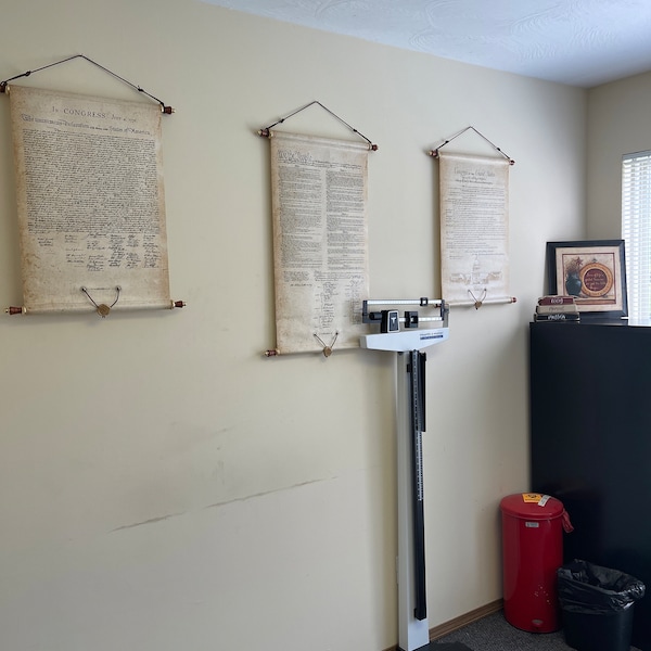 United States Constitution Wall Art - Constitutional Document Canvas ...