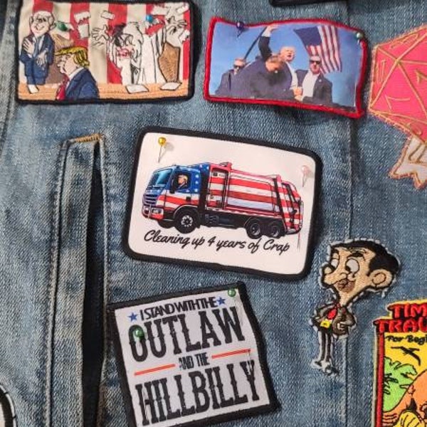 Trump Iron on Patches | MAGA | Iron on Patches | 2024 - Etsy