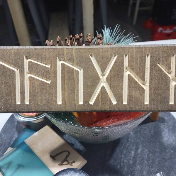 Your Name in Viking Runes! Custom Norse Name Sign. Personalized Nordic ...