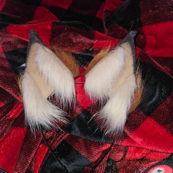 Furry Paws With Star Pattern and Colorful Style Fluffy Fursuit Partial ...