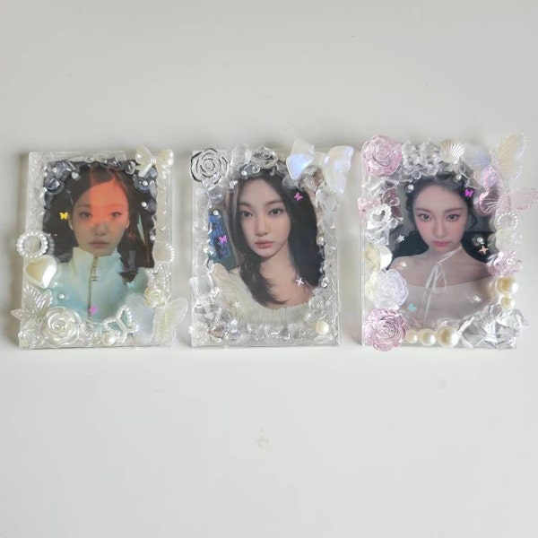 Kpop Toploader, Photo Card Holder, Kpop Decoden Toploader - Etsy