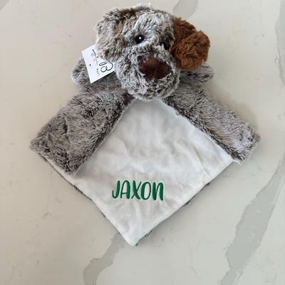 Personalized Lovey, Plush Baby Security Blanket, Personalized Baby ...
