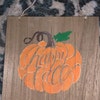 Happy Fall Pumpkin Sign Stencil - Fall Sign Stencils for Crafts, Mylar ...