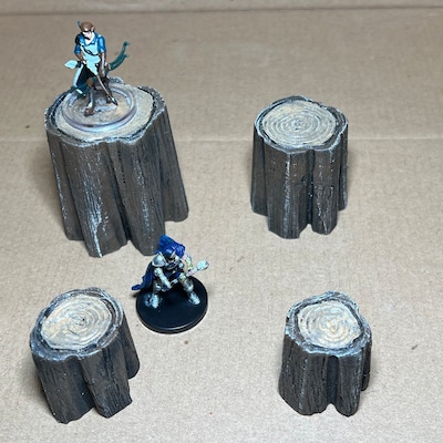 Quality Stone Pillar Set Exceptionally Hand Crafted Dnd Terrain for ...