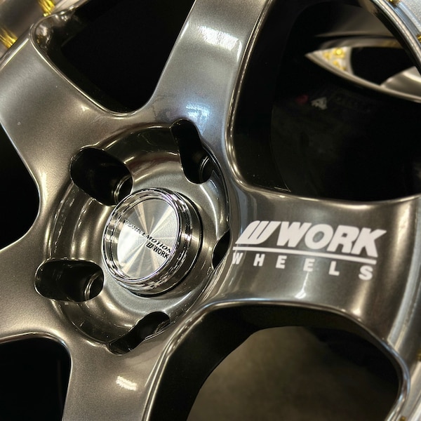Work Wheels Rim Vinyl Decal Sticker Set of 2 - Multi Sizes - Multi ...
