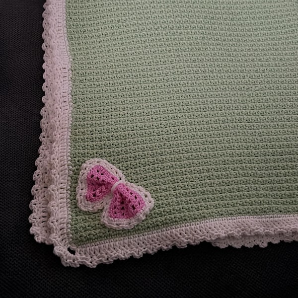 One Skein Little Angel Baby Blanket Crochet Pattern Download - Uses One ...