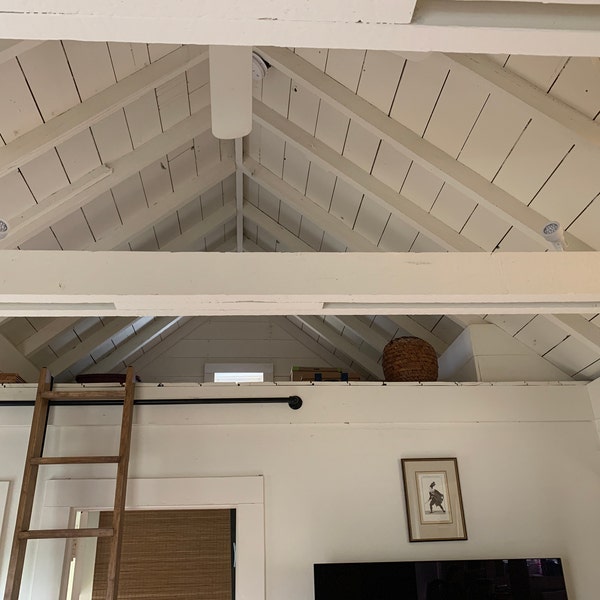 LADDER HANDRAILS - Black - White or Bare Steel - No Obstructions! Candy ...