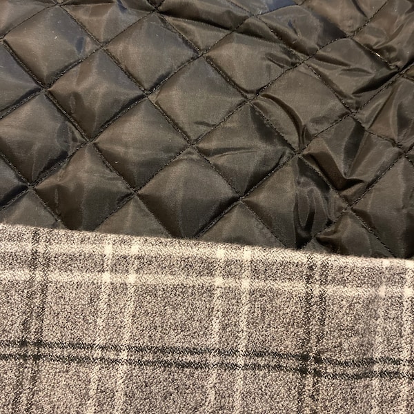 Quilted Polyester Batting Fabric | Padded Quilted Fabric Lining ...