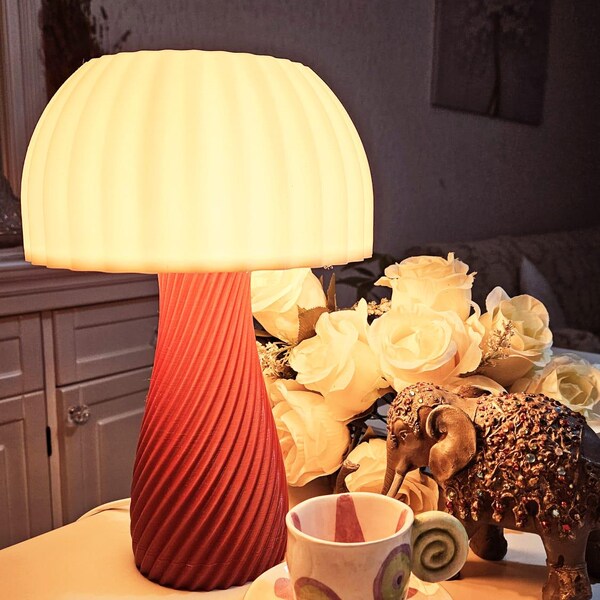 Modern Table Lamp, Bedside Light for Modern Home Decor, Organic Table ...