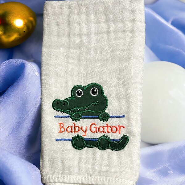 Baby Gator Applique Design,baby Gator Applique,gator Applique Design ...
