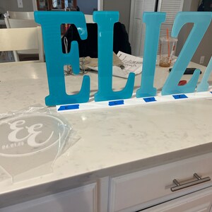 Personalized Neon Glow Acrylic Place Cards Escort Cards - Etsy