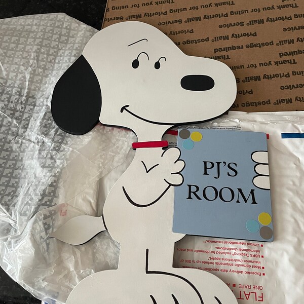 Snoopy Sign, Snoopy, Snoopy Room Sign, Kids Door Signs, Snoopy Gifts ...