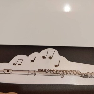 Flute Sticker - Etsy