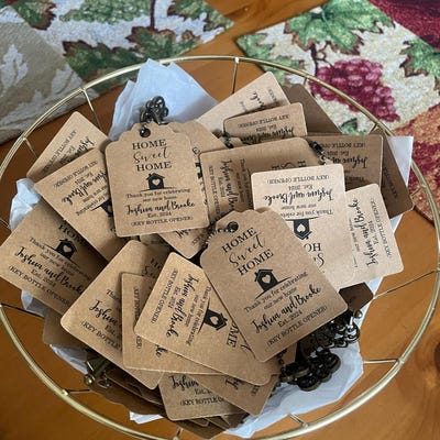 Fan Tags, Personalized Favor Tags, Wedding Tags, Love, Thank You Tags ...