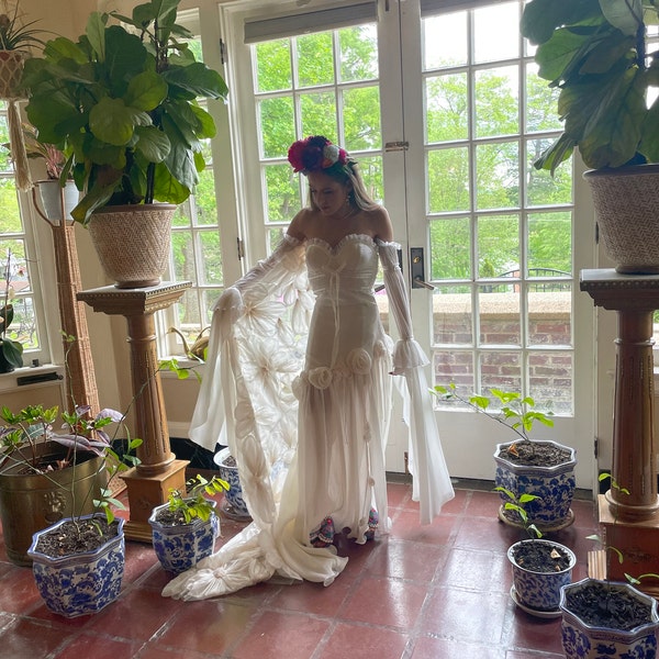 Modern Veil Extra Wide Double Layered Two Tier Veil Barely There Ivory ...