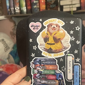 Heart Library Sticker, Book Vinyl Sticker - Etsy