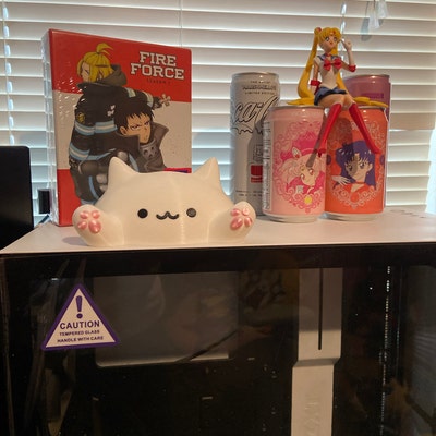 Kawaii Desk / Bongo Cat Meme Adorable Desk Accessory Keep Your Desk ...