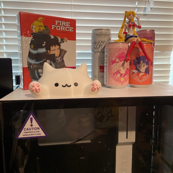 Kawaii Desk / Bongo Cat Meme - Adorable Desk Accessory - Keep Your Desk ...