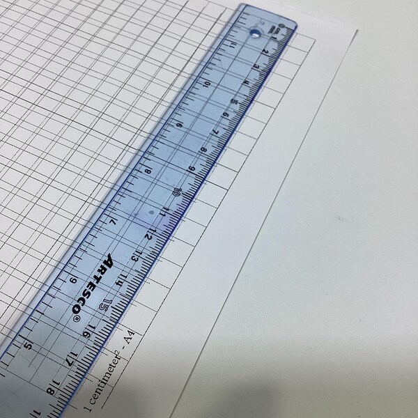 Perfectly Scaled and Precise Printable Graph Paper - 4/4 - 1/4 Inch (4 ...