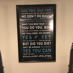 Custom order for Motivational Poster Fitspiration Quotes 4 | Etsy