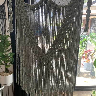 Macrame Pattern, Wall Hanging grace Pattern/tutorial, PDF Instructions. - Etsy