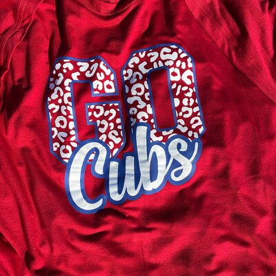 Go Cubs Leopard Svg, Go Cubs Football Svg, Run Cubs Svg, Cheer Mom T ...