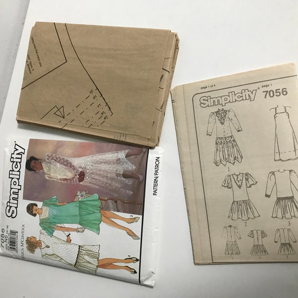 Girls and Chubbies' Nightgown, Pajamas, Robe and Hat Sewing Pattern ...