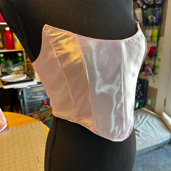 The Moonlight Corset. Strapless Corset Bustier, Ladies Downloadable ...