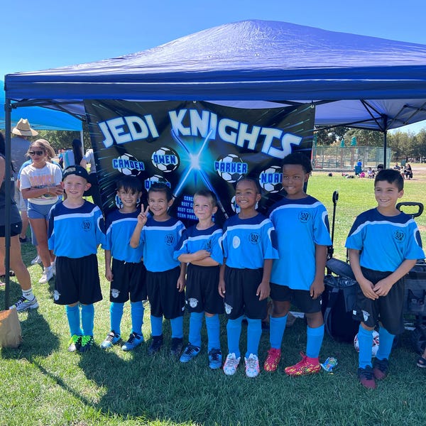 Soccer Team Banner - Completely Customizable - Includes Design & Print ...