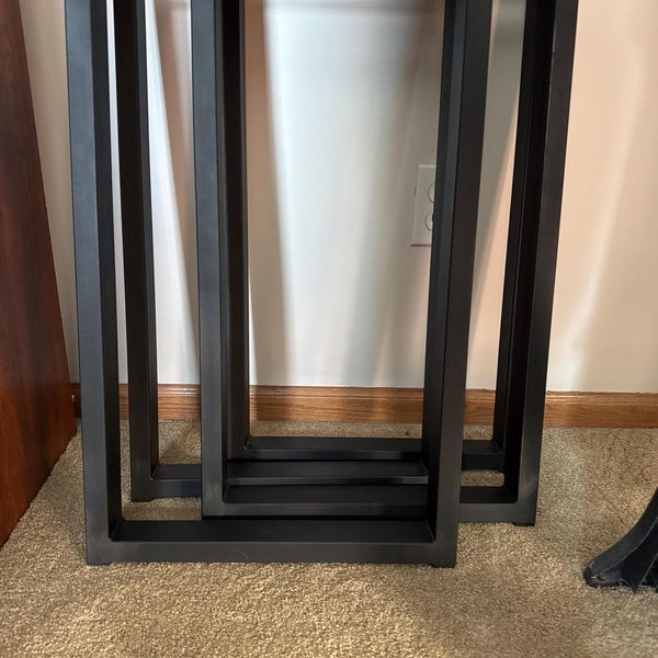 Square Tube Leg, Furniture Leg, Metal Desk Leg, Metal Bench Leg, Metal ...