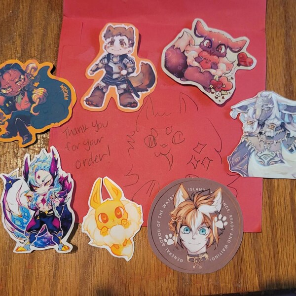 Laios Dog Dungeon Meshi Laminated Sticker - Etsy