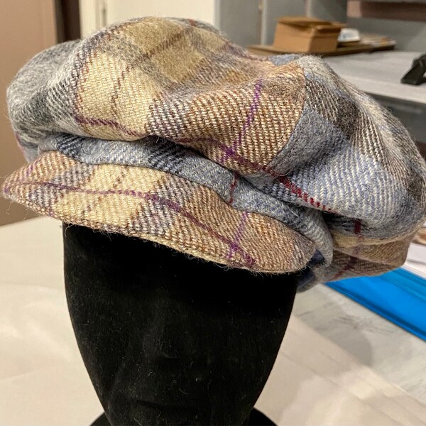 Newsboy Hat Pattern, Women Applejack 8-panel Cap Sewing Tutorial ...