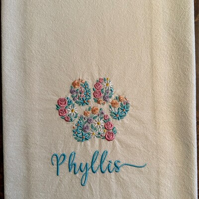 Machine Embroidery Design Floral Letter F Upper and Lowercase - Etsy
