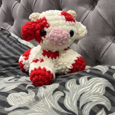 Crochet Cuddle Cow Plushie PATTERN - Etsy