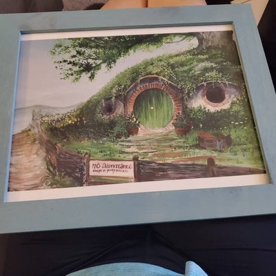 BAG END Print the HOBBIT Bilbo Baggins Hobbit Hole Painting - Etsy