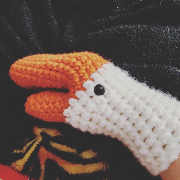 Goose Mittens Custom Size Crochet Pattern Instant Download - Etsy