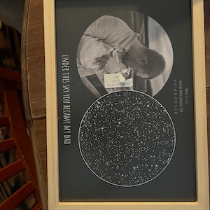 The Night Sky on Our Wedding Day Star Map Poster Custom Wedding Gift ...