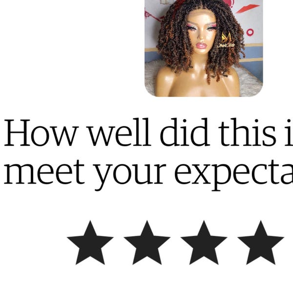 8 Inches Human Hair Sister Locks Frontal.0.2cm Front Lace Small Loc ...