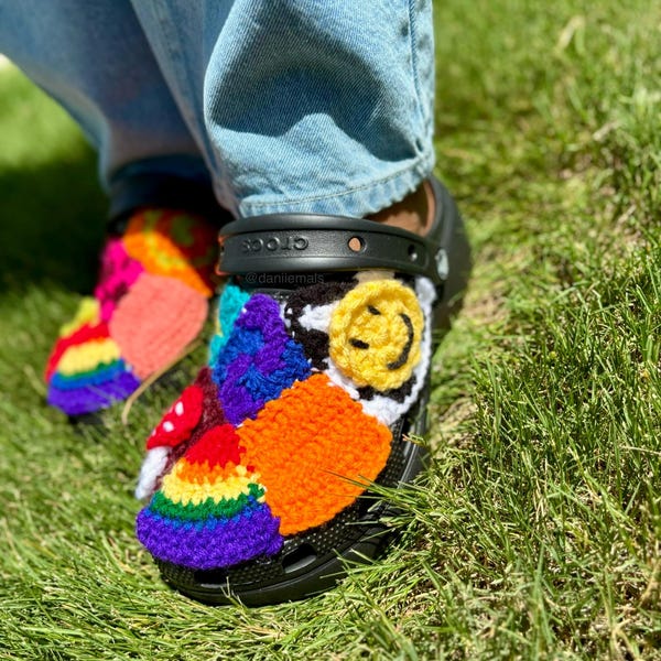 Crochet Croc Cover, Shoe Pattern - Instant PDF Download, Creative ...