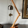 Natural Cherry Wood Single Chime Stand Hand Chimes CHIMES NOT INCLUDED ...