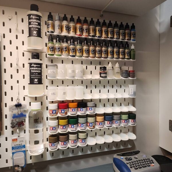 Paint Rack Citadel/games Workshop for Mounting on Wall. Useful for ...