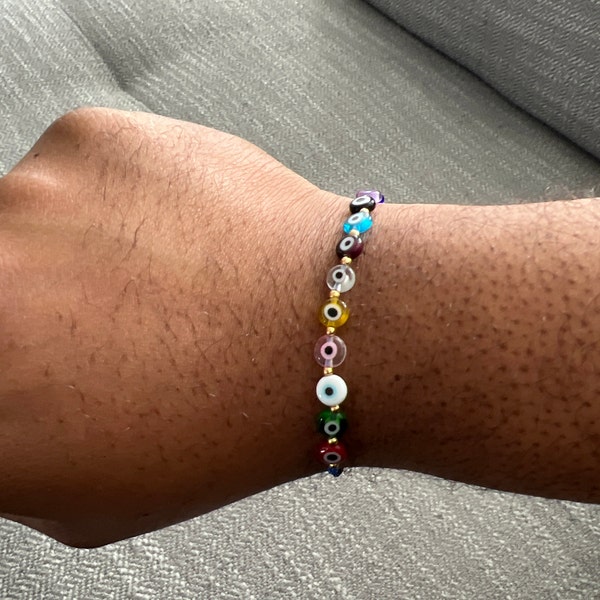 Evil Eye Protection Thread Bracelet - Pulsera Protección Mal De Ojo ...