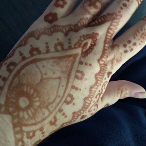 12 Golecha Natural Brown Henna Cones Temporary Tattoo Body Art - Etsy
