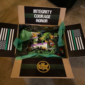 Police Officer Gift Box / Law Enforcement Appreciation Care Package ...