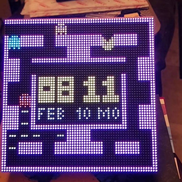 Pacman Clock (15 Clockfaces Included + a 3D Print Stand) - Etsy