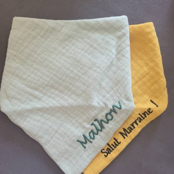 Personalized Embroidered Baby Bibs Custom Name Bibs Gift Baby Shower ...