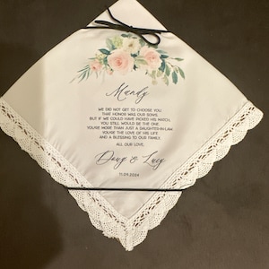 CUSTOM MESSAGE SPANISH Mother of the Bride Gift, Father of the Bride ...