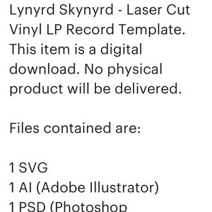 Kiss Band Laser Cut Vinyl LP Record Template FILES INCLUDED: Psd, Ai ...